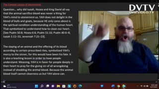 What Did Isaiah, Hosea & David Say About the Blood of Animal Sacrifice ...