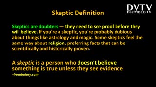 The Skeptical Christian | IFBdeaf | DeafVIDEO.TV - ASL Videos & Vlogs
