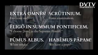 Papal Conclave Ceremonial Latin | JALD | DeafVIDEO.TV - ASL Videos & Vlogs