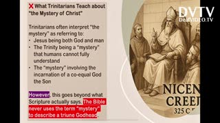 No Trinity in Mystery | SDD71 | DeafVIDEO.TV - ASL Videos & Vlogs